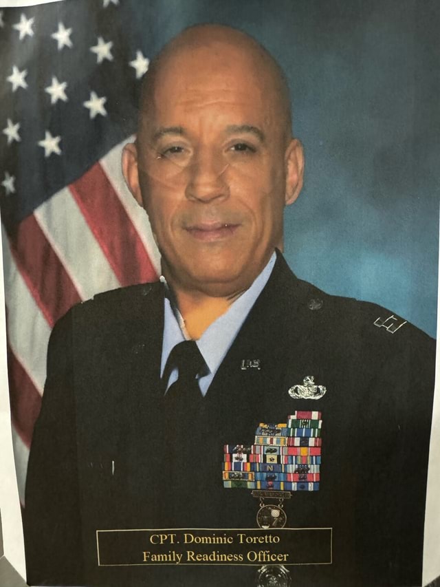CPT. Dominic Toretto Family Readiness Officer - iFunny