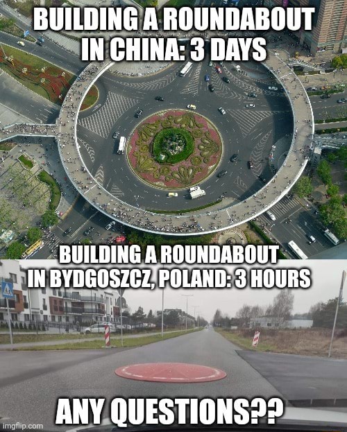 BUILDING A ROUNDABOUT -INCHINA: 3 DAYS BUILDING A ROUNDABOUT. IN ...