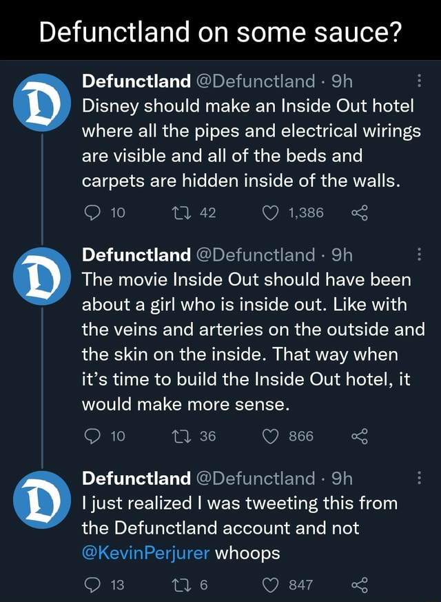 Defunctland on some sauce? Defunctland Disney should make an Inside Out ...