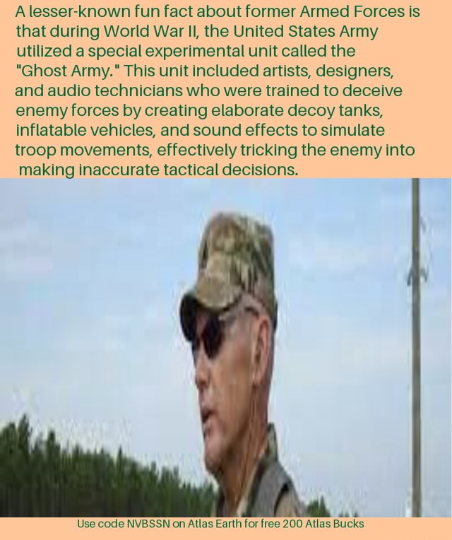 A lesser-known fun fact about former Armed Forces is that during World ...