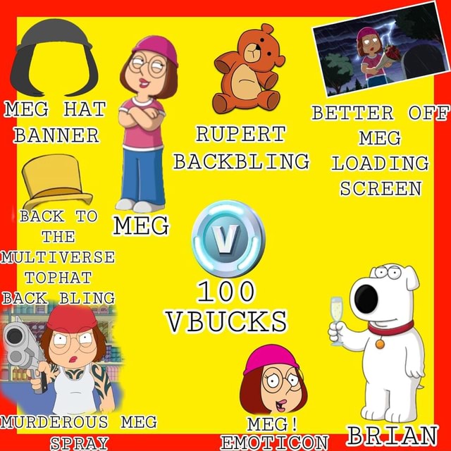 MEG HAT BETTER BANNER RUPERT MEG BACKBLING LOADING SCREEN BACK TO TO ...