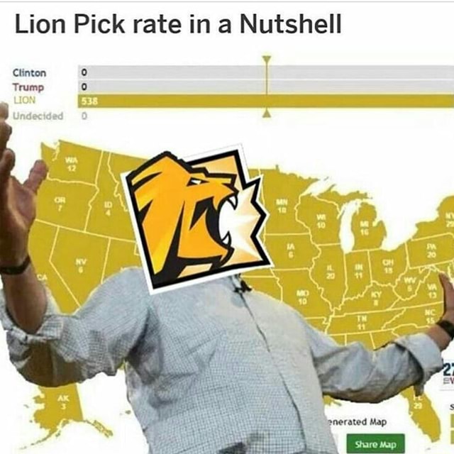 Lion Pick rate in a Nutshell - iFunny
