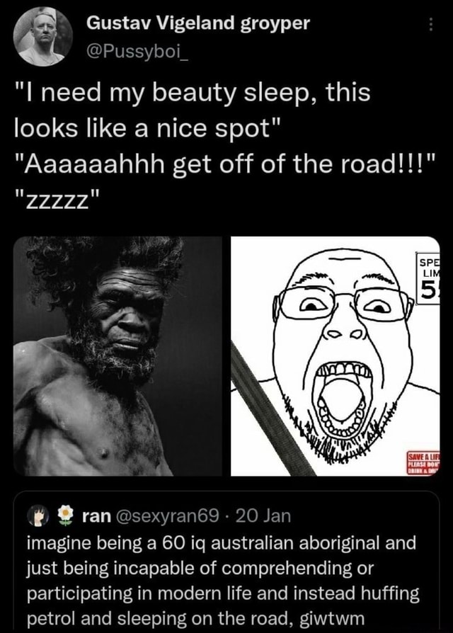 Gustav Vigeland groyper @Pussyboi_ "I need my beauty sleep, this looks ...