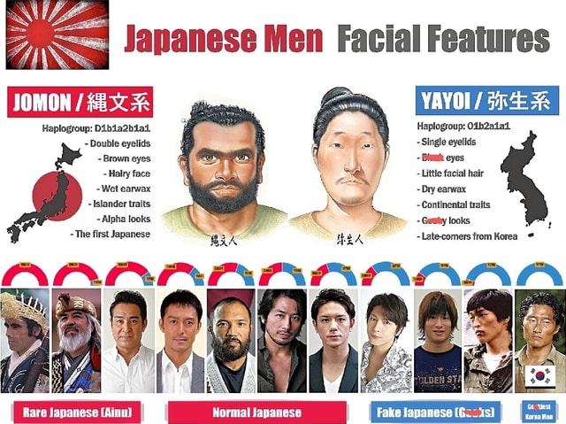 OMON Haplogroup: Dibia2biai - Double eyelids - Brown eyes Hairy face ...