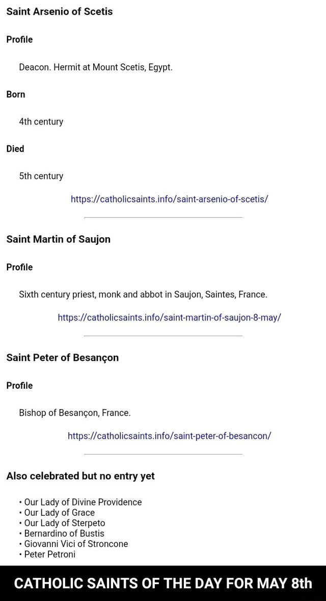 Saint Arsenio of Scetis Profile Deacon Hermit at Mount Scetis, Egypt ...