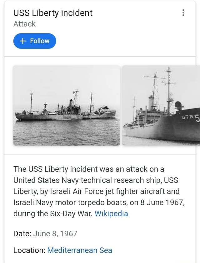 USS Liberty incident 5 Attack The USS Liberty incident was an attack on ...