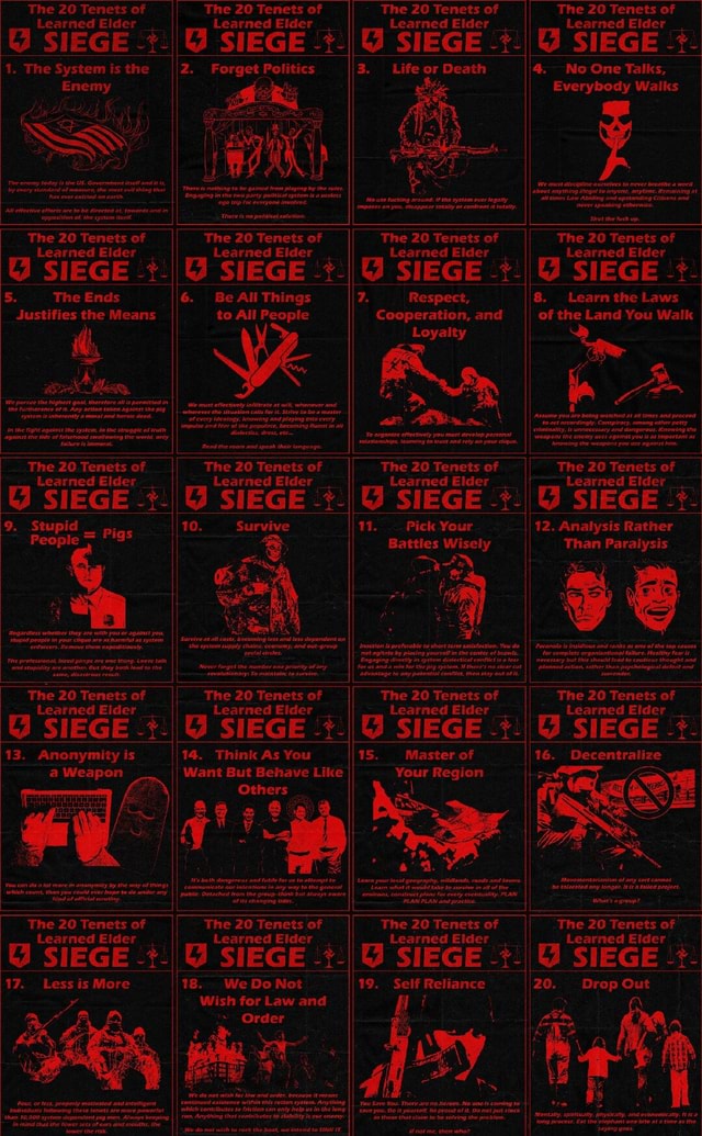 The 20 Tenets of Learned Elder SIEGE The 20 Tenets of Learned Elder ...