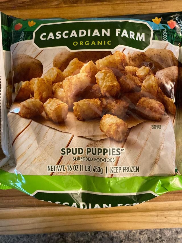 CASCADIAN ORGANIC SPUD SHREDDED POTATC NET WT 16 02 (TUB) KEEP FROZEN ...