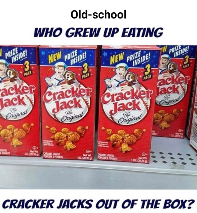 Old-school WHO GREW UP EATING pt! CRACKER JACKS OUT OF THE BOX ...