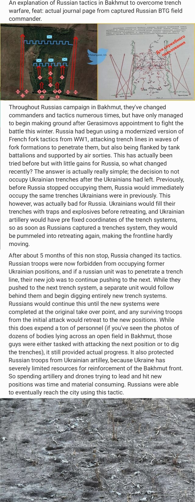 An explanation of Russian tactics in Bakhmut to overcome trench warfare ...