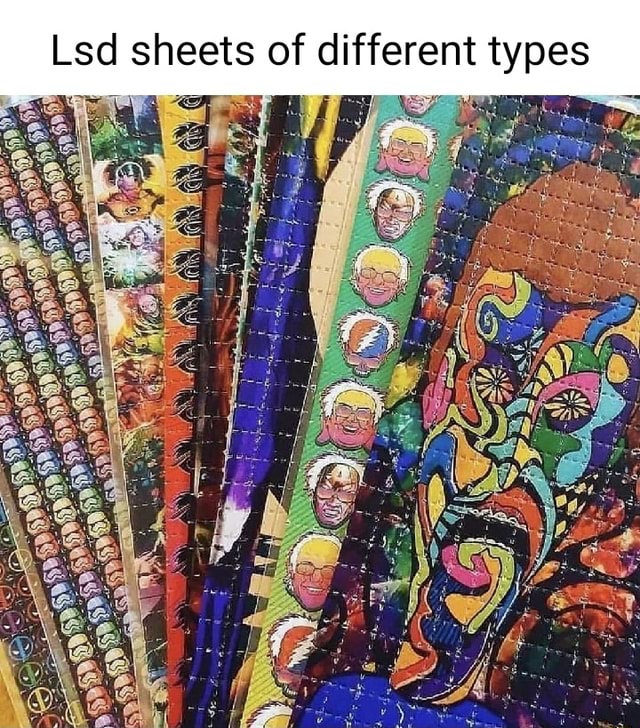 Lsd Sheets Of Different Types Ifunny