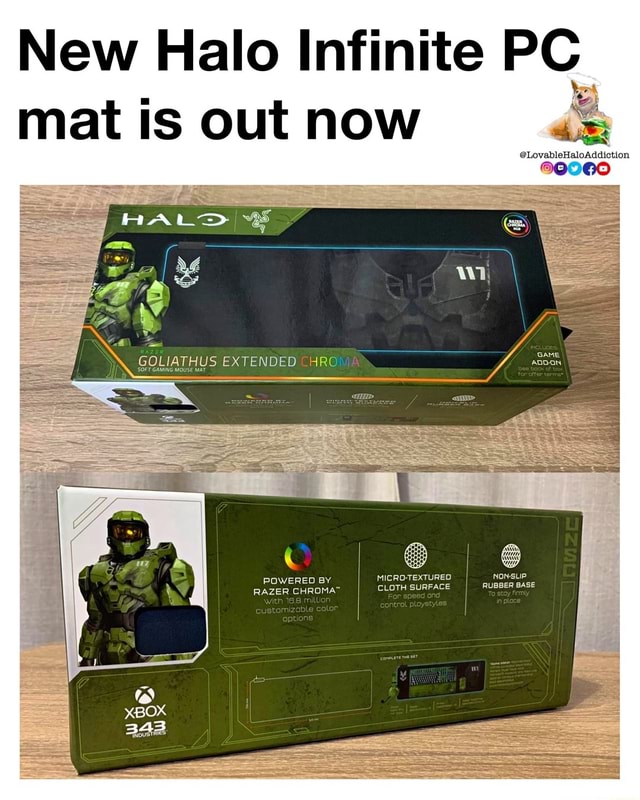 New Halo Infinite PC mat is out now GOLIATHUS EXTENDED ...