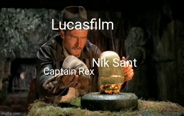 Lucasfilm Nik Sant Captain Rex - iFunny