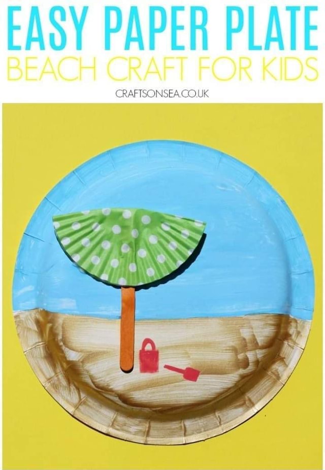 EASY PAPER PLATE BEACH CRAFT FOR UK KIDS - America’s best pics and videos