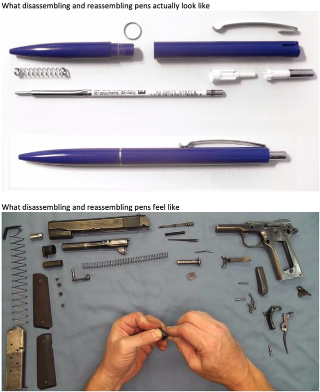 What disassembling and reassemblíng pens actually look like What ...