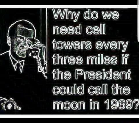 Why do we I need cell towers every three miles if the President could ...