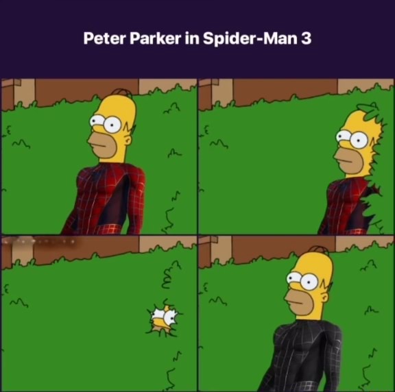 Peter Parker In Spider-man 3 - Ifunny