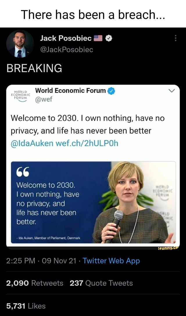 There has been a breach... Jack Posobiec @ @JackPosobiec BREAKING World ... There has been a breach... Jack Posobiec @ @JackPosobiec BREAKING World ...