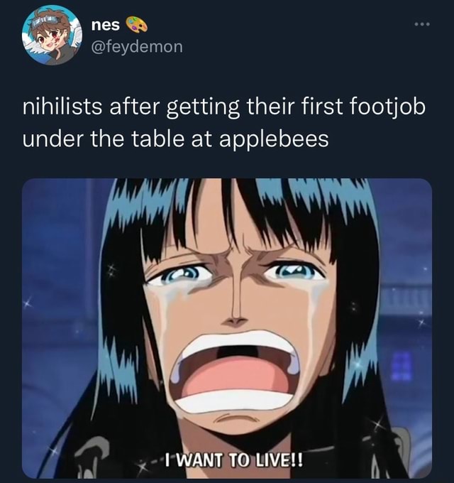 Nes Nihilists After Getting Their First Footjob Under The Table At