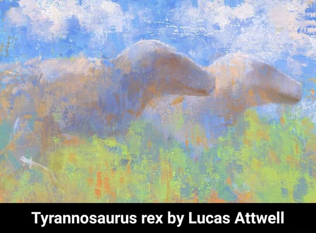 Tyrannosaurus rex by Lucas Attwell - Tyrannosaurus rex by Lucas Attwell ...
