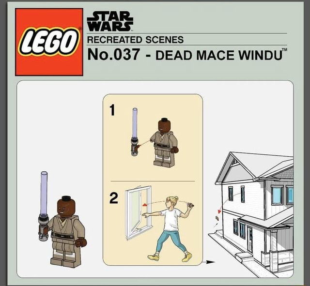 RECREATED SCENES No.037 - DEAD MACE WINDU" - iFunny