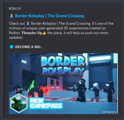 ROBLOX Border Roleplay I The Grand Crossing Check out Border Roleplay I ...