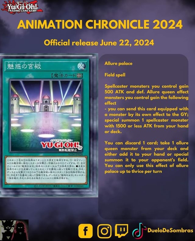 Yor CARD TRADING CARD GAME: ANIMATION CHRONICLE 2024 Official release June 22, 2024 Allure ...
