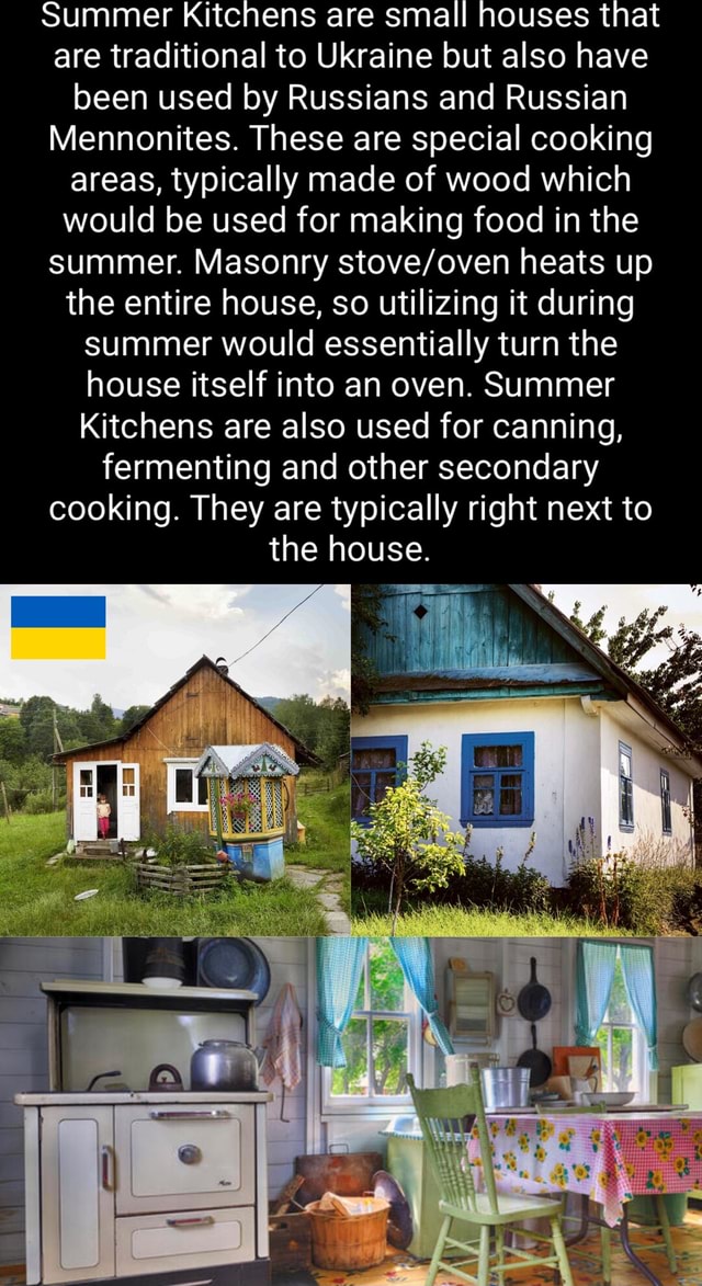 Summer Kitchens are small houses that are traditional to Ukraine but ...