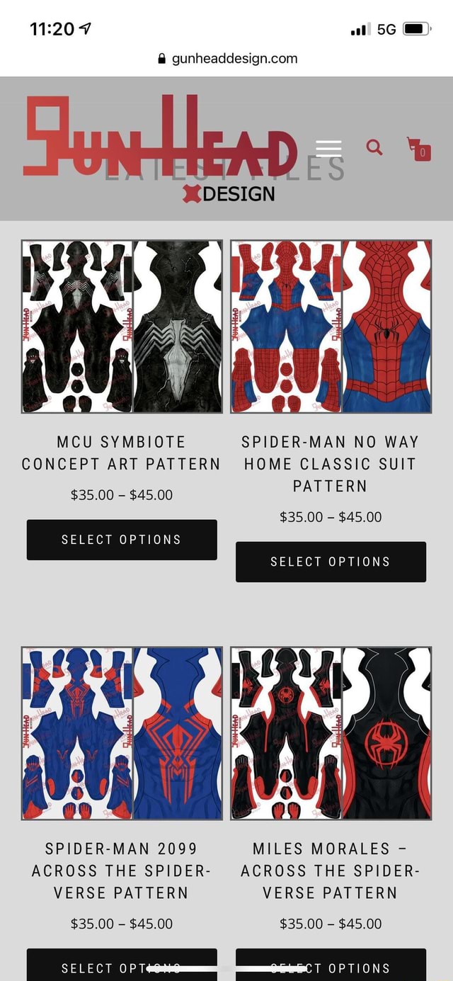 'DESIGN MCU SYMBIOTE SPIDER-MAN NO WAY CONCEPT ART PATTERN HOME CLASSIC ...