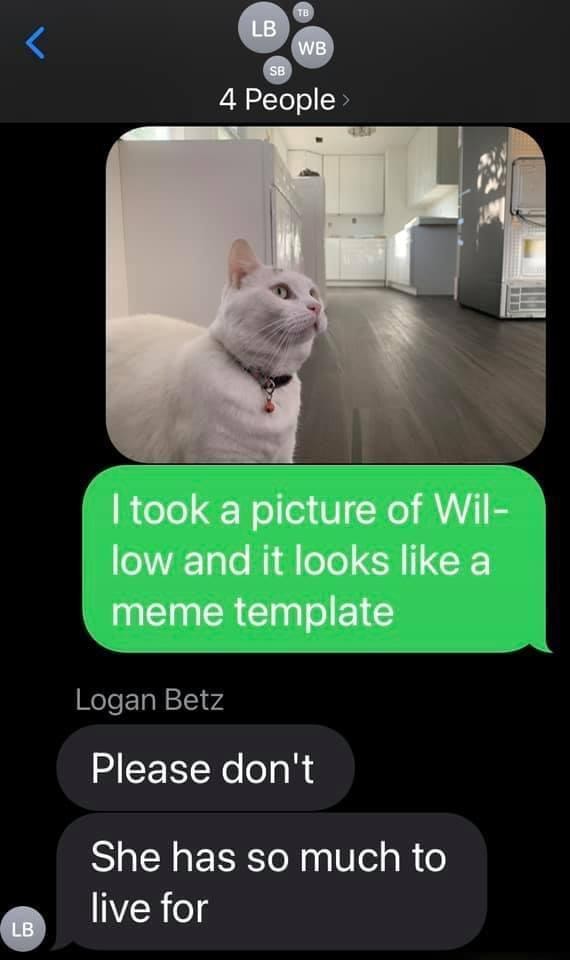 You knew what was gonna happen, Logie Bear. - LB we 4 People took a ...