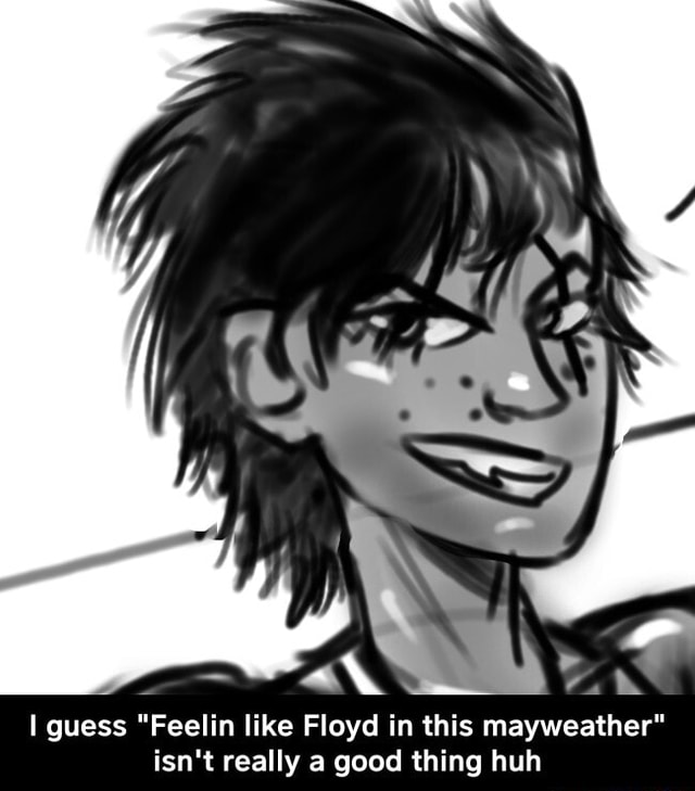 A AN I guess "Feelin like Floyd in this mayweather" isn't really a good ...