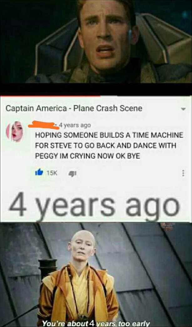 Captain America - Plane Crash Scene ag HOPING SOMEONE BUILDS A TIME ...