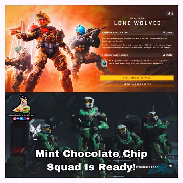 Thanks for the feature! Follow LovableHaloAddiction on twitch - SEASON 02 LONE WOLVES PREMIUM ...