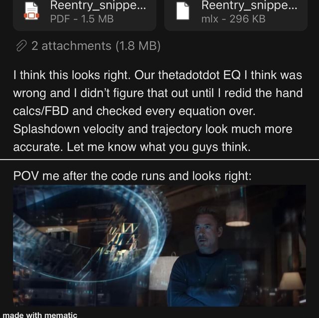 Reentry_snippe... Reentry_snippe... Ob PDF - 1.5 MB mix - 296 KB 2 attachments (1.8 MB) I think ...