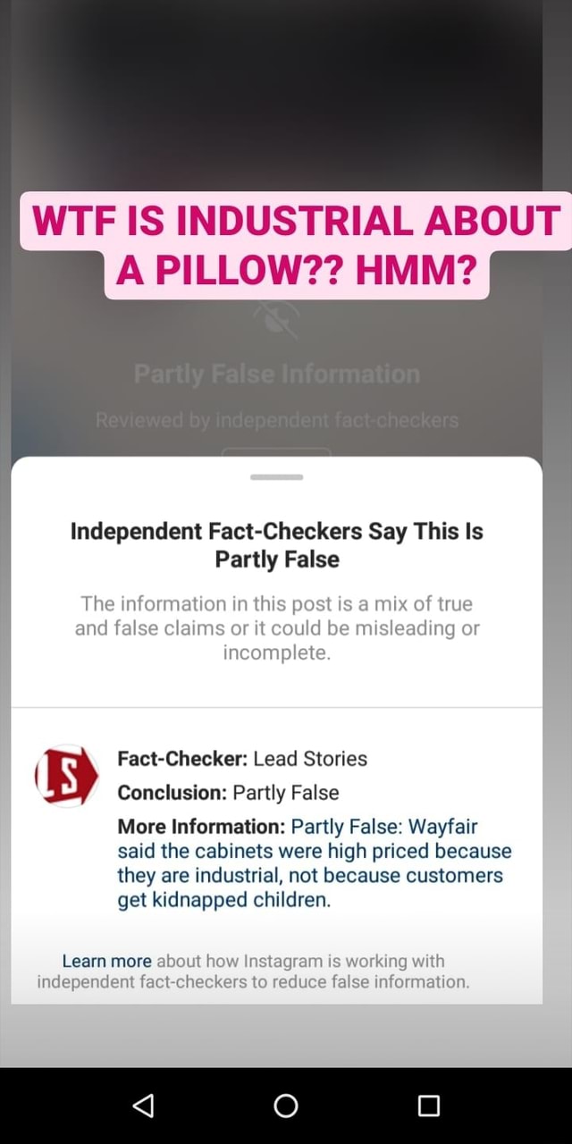 WTF IS INDUSTRIAL ABOUT Independent Fact-Checkers Say This Is Partly ...
