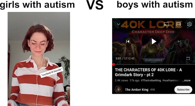 Girls with autism VS boys with autism GRE CHARACTER DEEP Dive THE ...