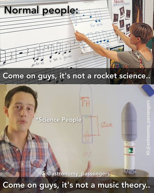 Come on guys, it's not a rocket science.. *Science People Come on aquvs ...