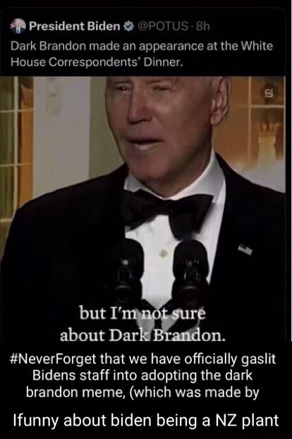 President Biden @ @POTUS Dark Brandon made an appearance at the White ...