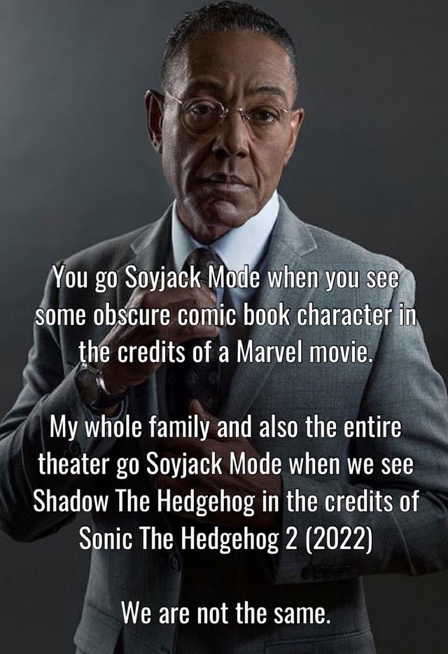 You go Soyjack Mode when you see some obscure comic book character in ...