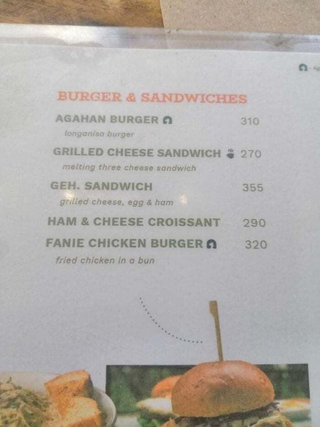 BUR AGAHAN BURGER isa burger GRILLED CHEESE SANDWICH 270 melting three ...