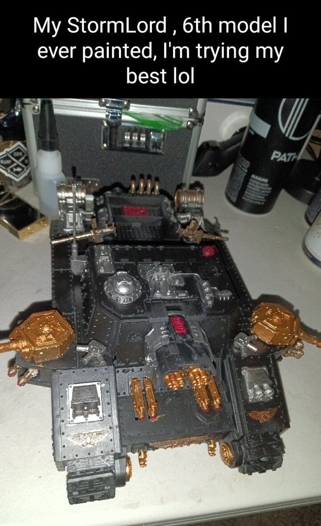 My StormLord , model I ever painted, I'm trying my best lo - iFunny