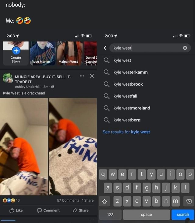 Nobody: Me: Create Danial Story (Rese Marian Maleah West MUNICIE AREA ...