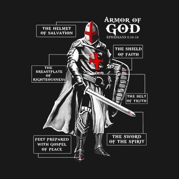 ARMOR OF THE HELMET OF SALVATION GOD EPHESIANS THE OF THE BREASTPLATE ...