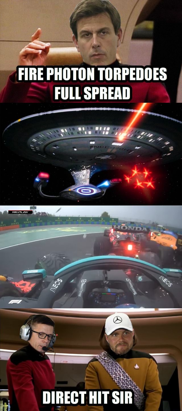 FIRE PHOTON TORPEDOES FULL SPREAD DIRECT HITSIR - iFunny