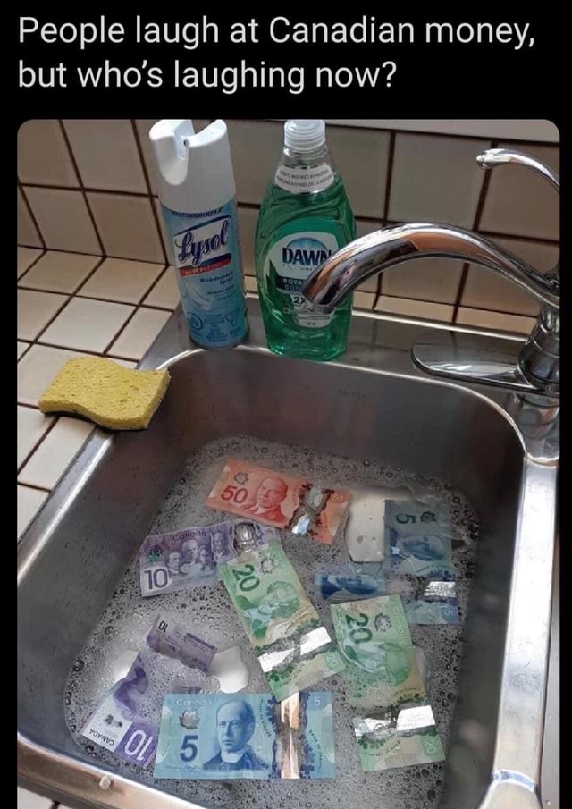 People laugh at Canadian money, but who's laughing now? - iFunny