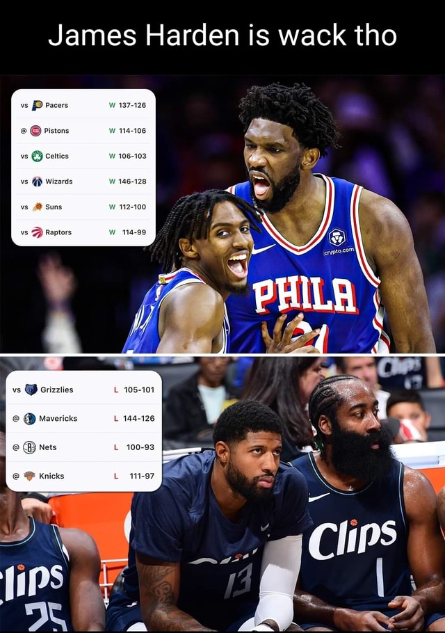 James Harden is wack tho vs Celtics vs Wizards W 146-128 114-99 106-101 ...
