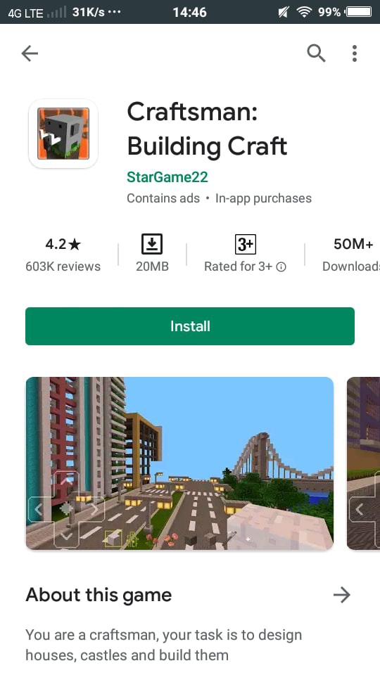 LIE Craftsman: Building Craft StarGame22 Contains ads In-app purchases ...