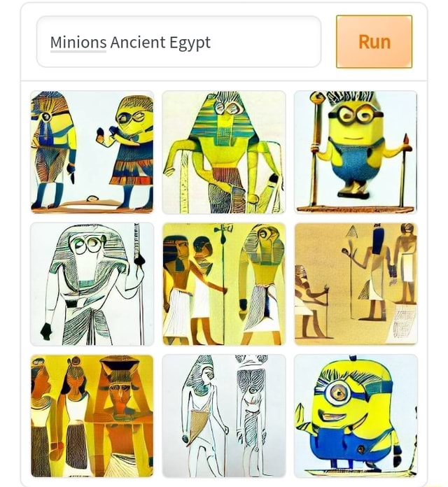 Run Minions Ancient Egypt poss --ia - iFunny