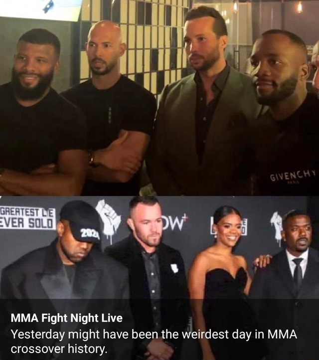 OW MMA Fight Night Live Yesterday might have been the weirdest day in ...