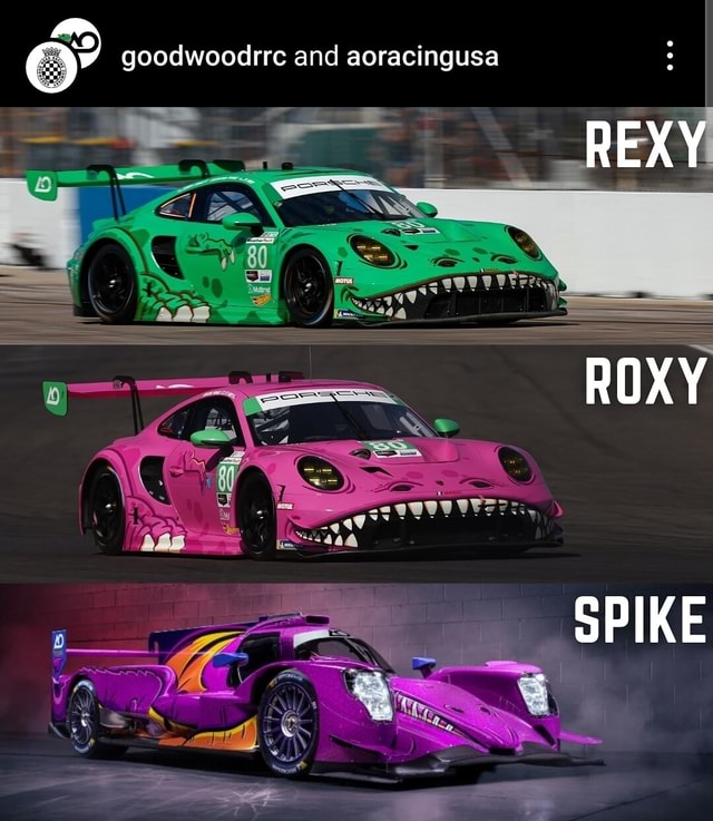 Goodwoodrre and aoracingusa REXY ROXY SPIKE - iFunny